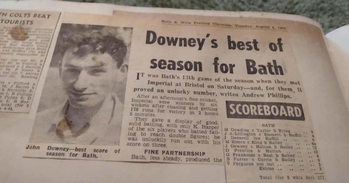 John Downey Trophy matches announced | News | Bath Cricket Club